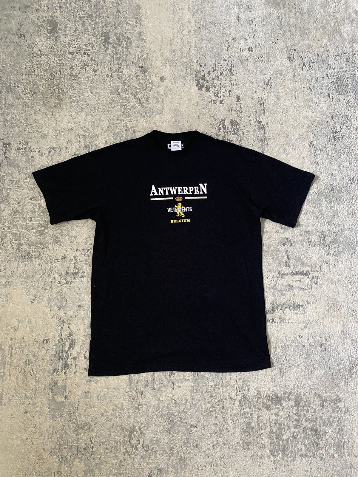 Vetements Antwerpen Oversized Logo Tee | Grailed