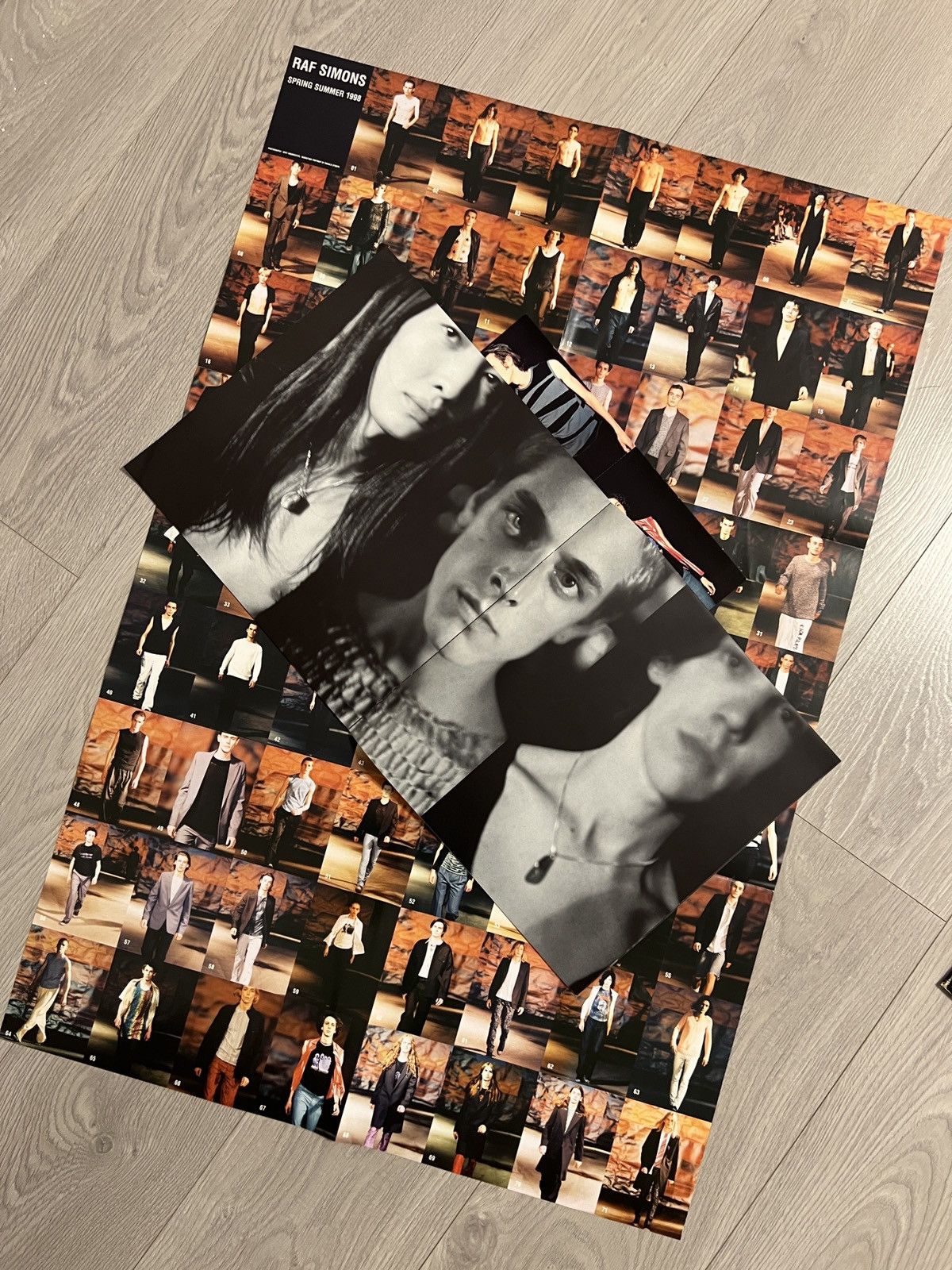 Raf Simons 1998 Black Palms RARE Poster, Lookbook, Runway Photos + MORE ...