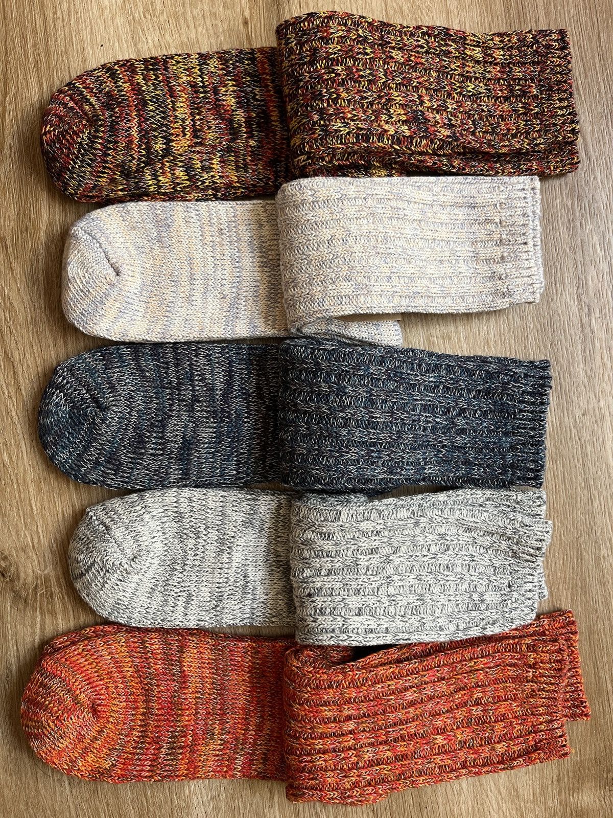 Streetwear Chunky Knit Socks 5-Pack | Grailed