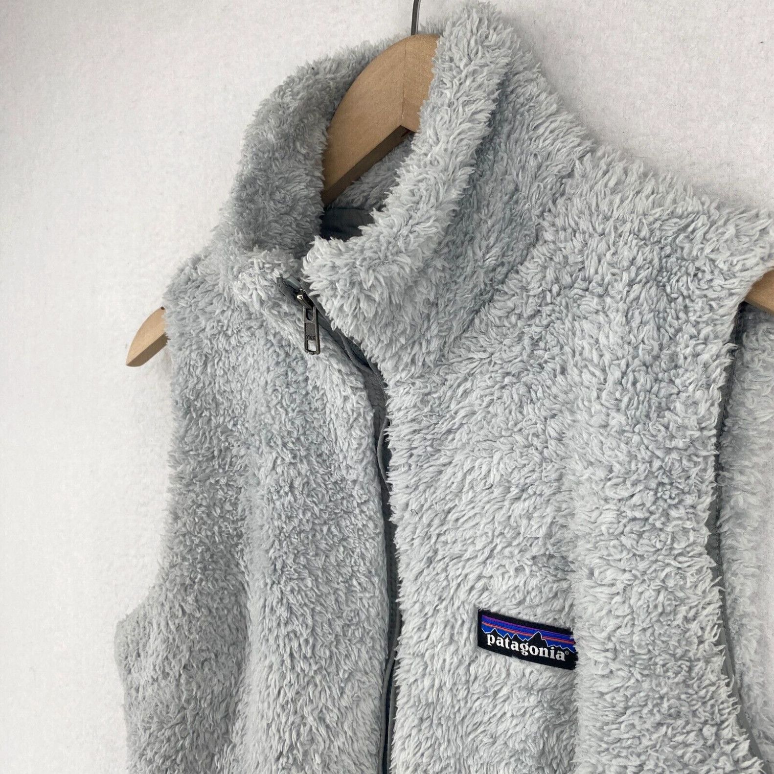 Patagonia PATAGONIA Vest Womens M Los Gatos Deep Pile Fuzzy Fleece Mock ...