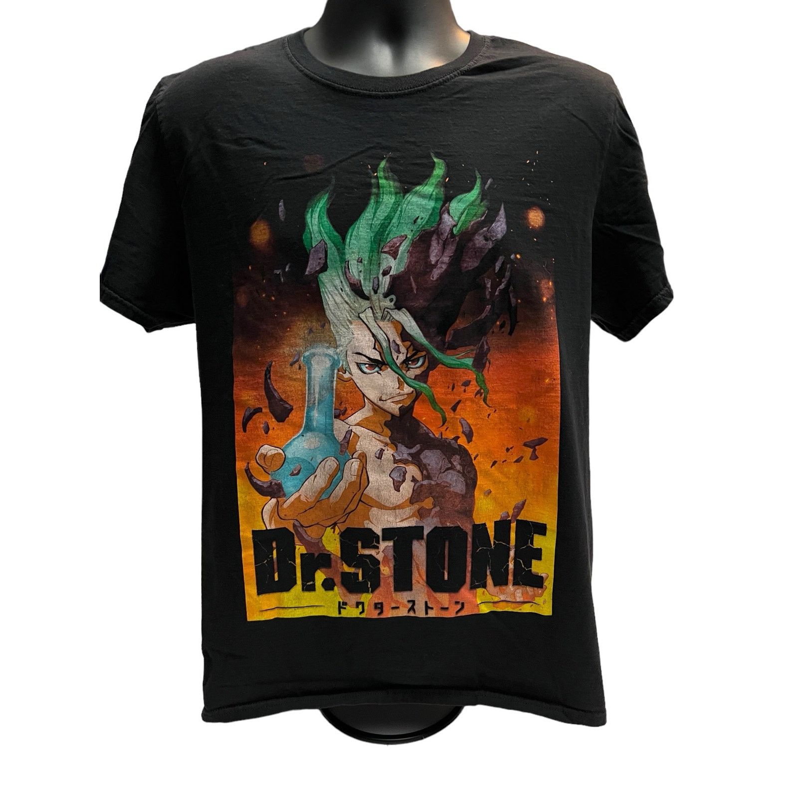 Other Dr Stone T-Shirt Senku Ishigami Hoilding Beaker - Anime | Grailed