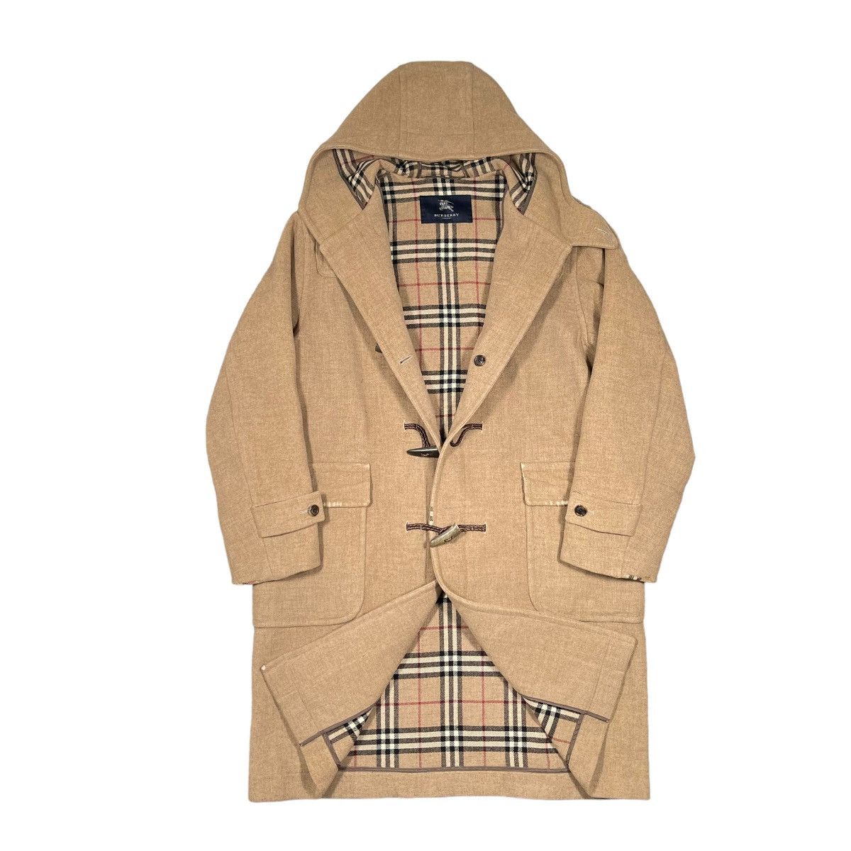 Burberry Burberry Iconic Archive Beige Wool Trench Coat Vintage 1980s ...