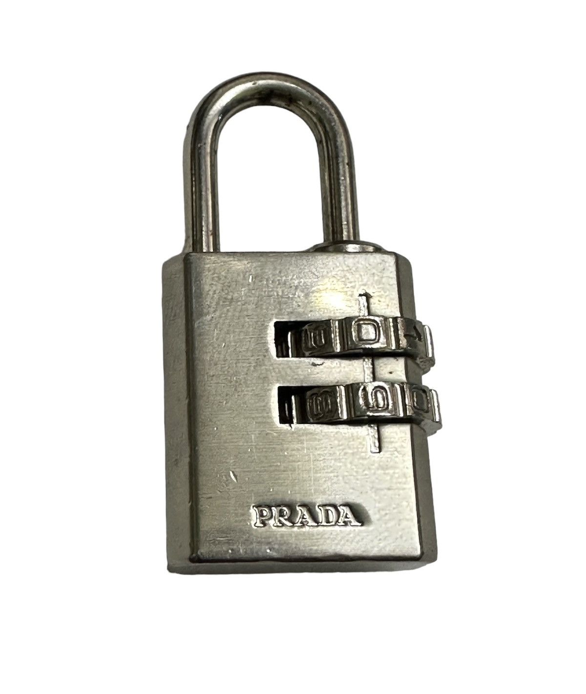 Prada Prada silver padlock | Grailed