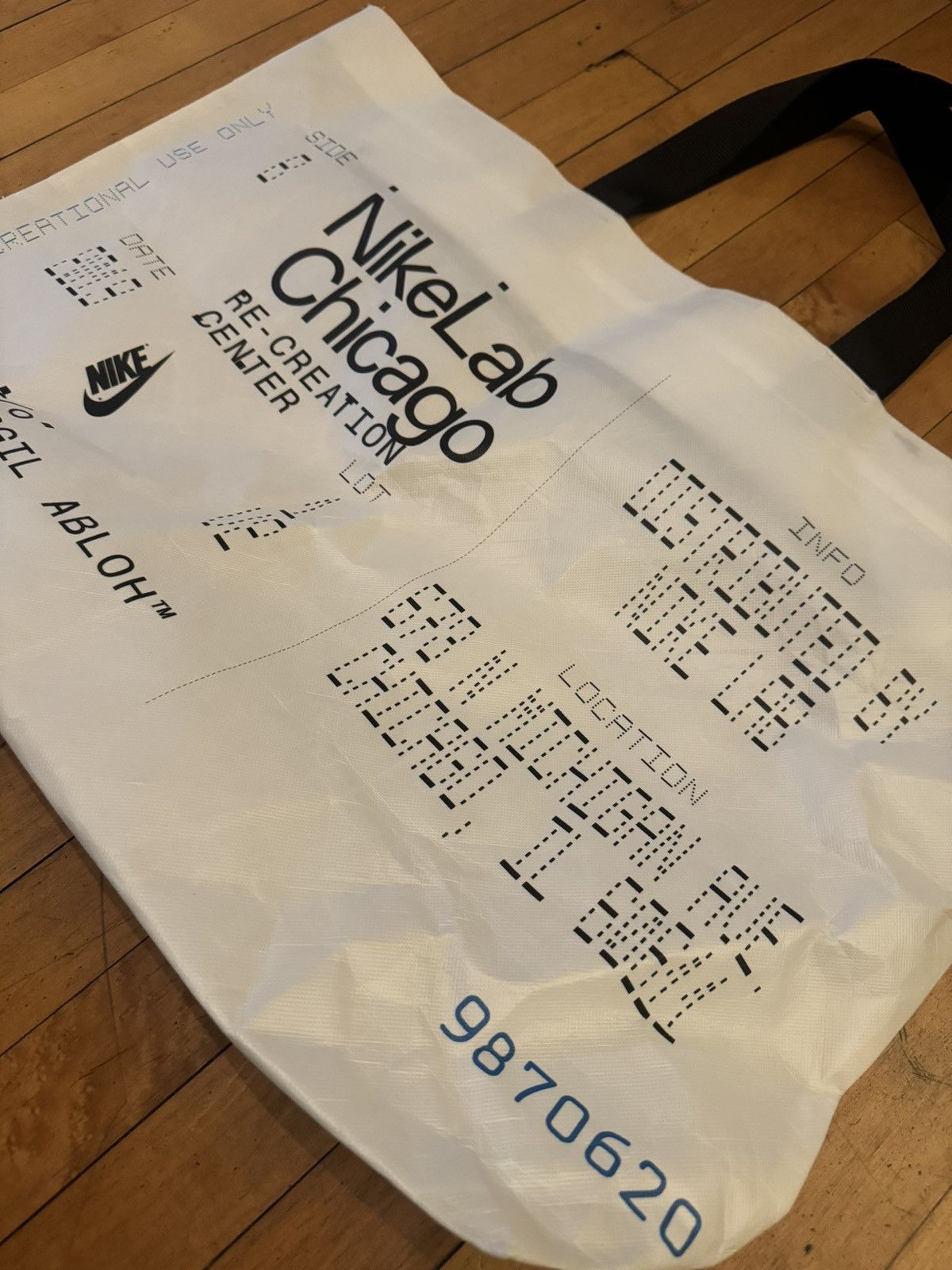 Nike × Virgil Abloh 2019 MCA Nikelab Chicago Exclusive Tote Shopping ...