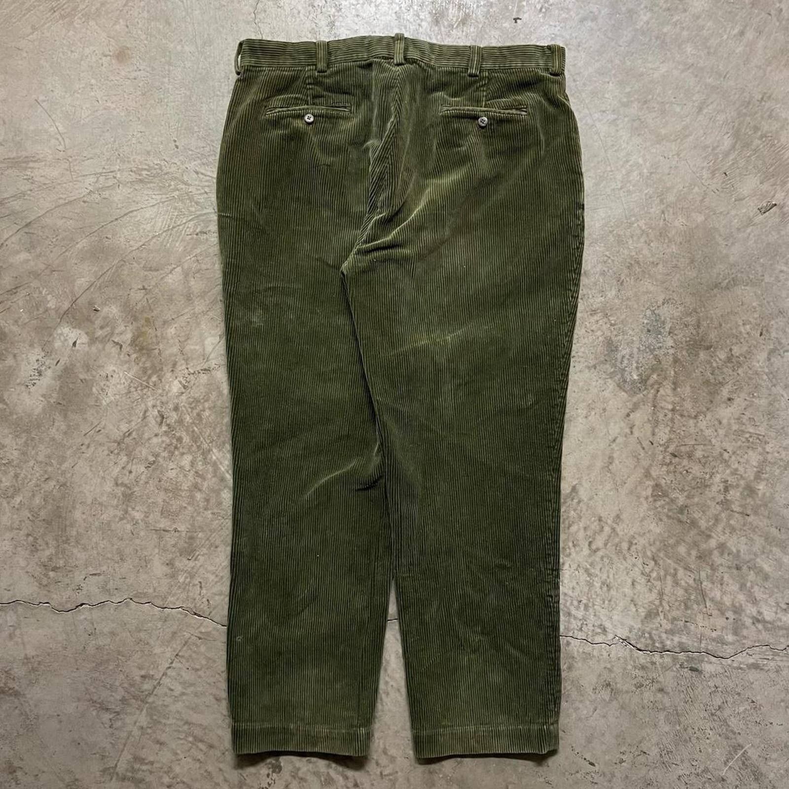 Polo Ralph Lauren Vintage 1990s Green Polo Ralph Lauren Corduroy Pants 38/30 | Grailed