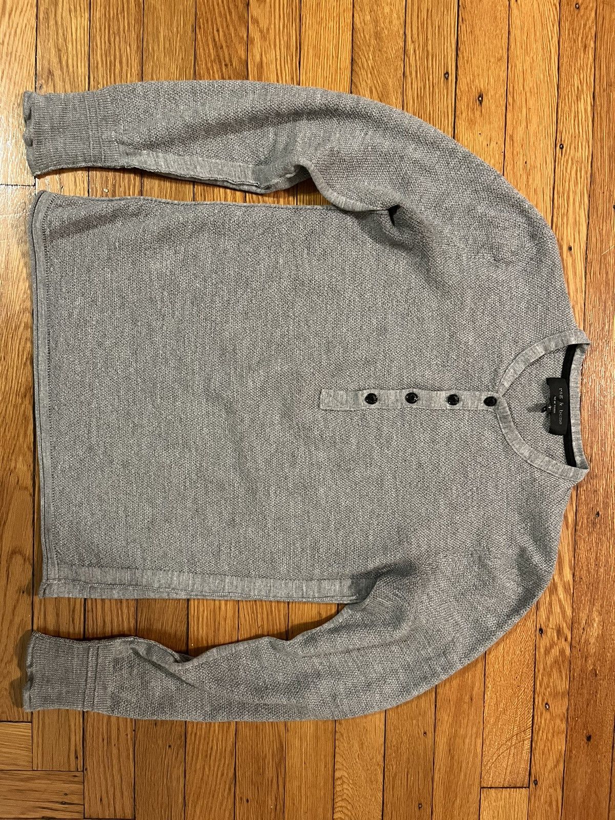 Rag & Bone Rag & bone Merino Wool Henley Sweater, Size S, Like new ...