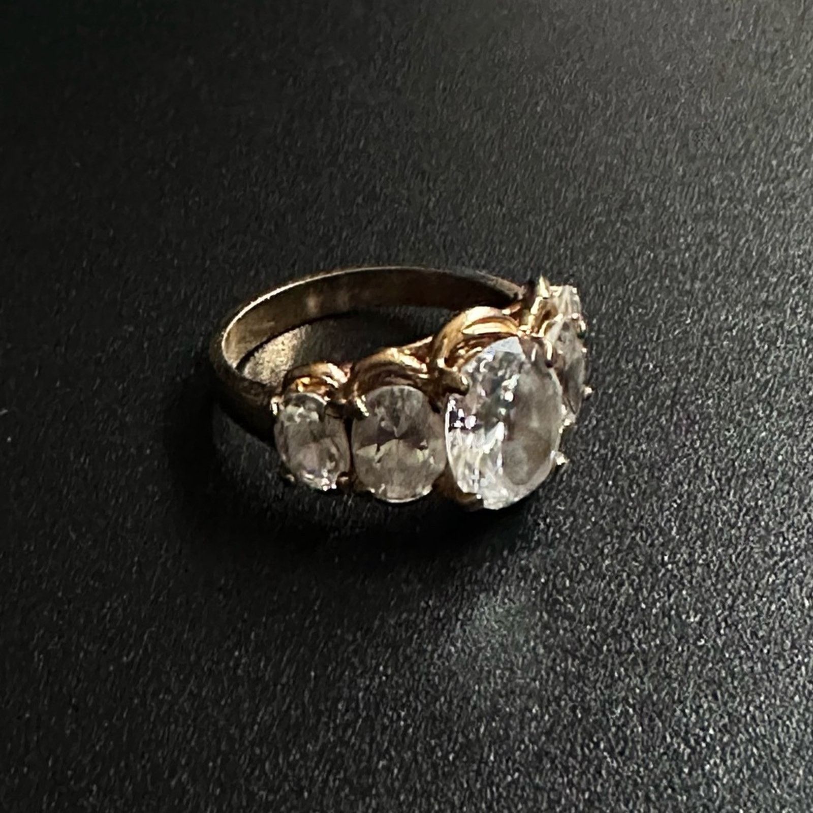 Brand Vintage Art Deco Style Cubic Zirconia Cocktail Ring | Grailed