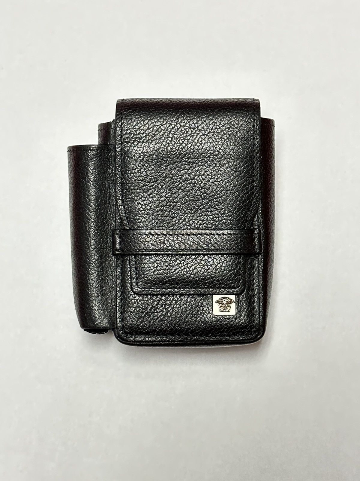 Versace × Vintage Vintage Versace Cigarette and Lighter Leather Case ...