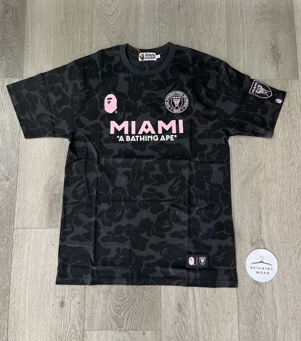 Bape BAPE x INTER MIAMI CF CAMO TEE | Grailed