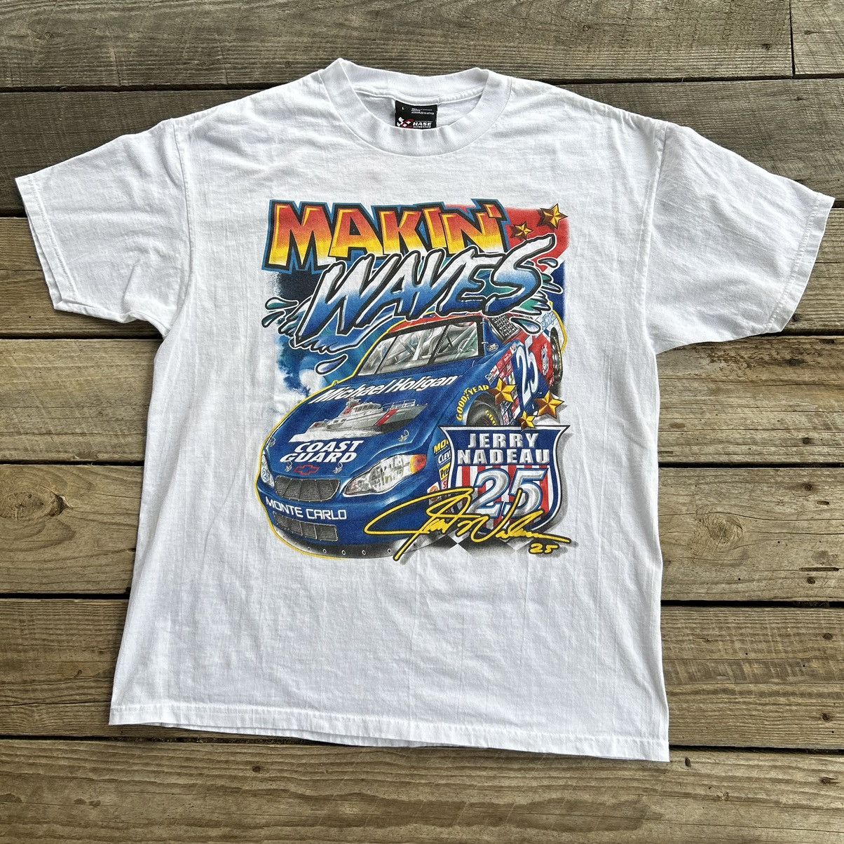 Vintage Vintage 90s Crazy Rare NASCAR Coast Guard Graphic T Shirt | Grailed