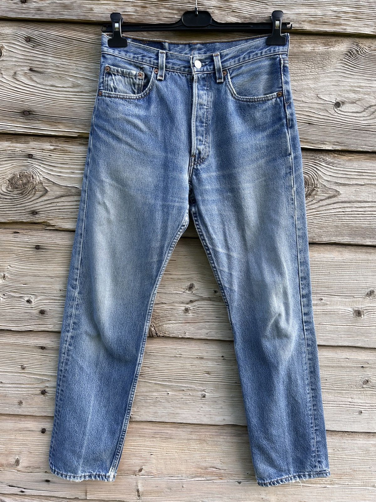 90s Vintage Levi s 501 Denim Jeans Size W31 L32 Bottoms