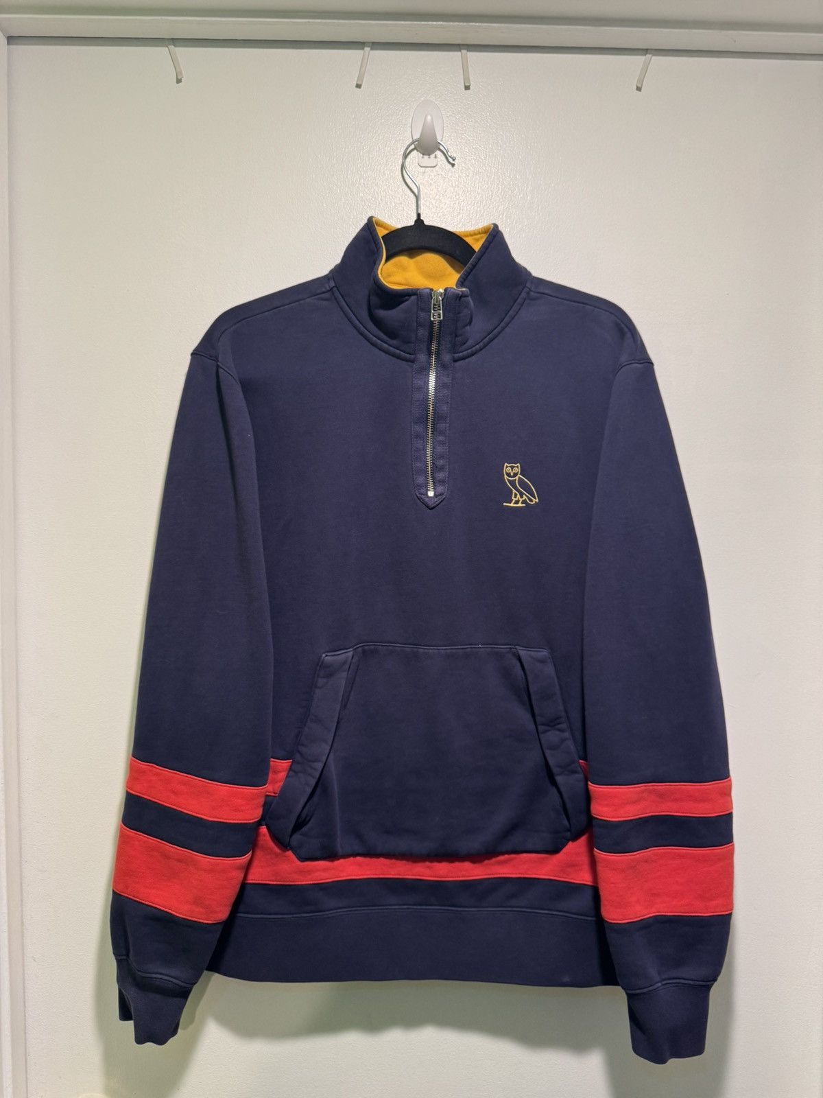 Octobers Very Own Multi color Ovo 1/4 zip | Grailed
