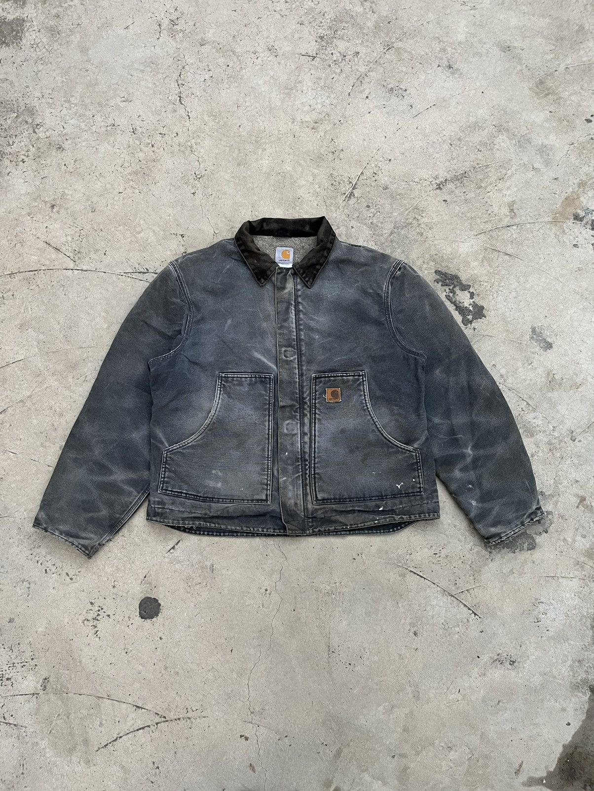 Vintage Carhartt J164 PTL Sandstone Jacket Sherpa | Grailed