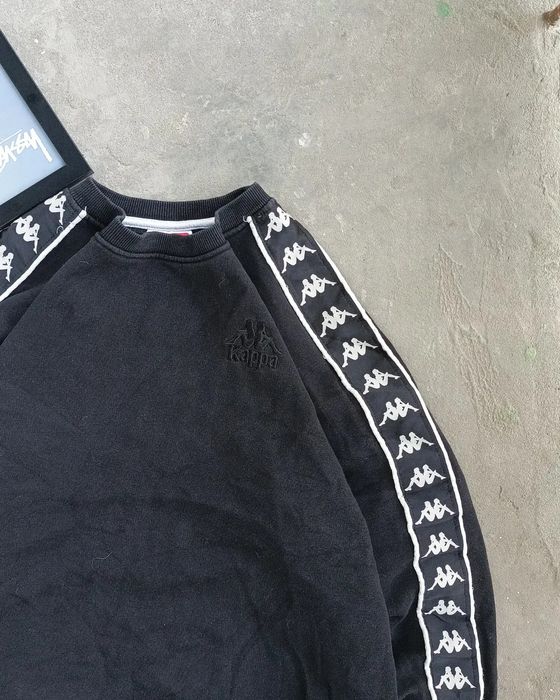 Vintage Vintage Kappa Sweatshirt with Side Tape | Grailed