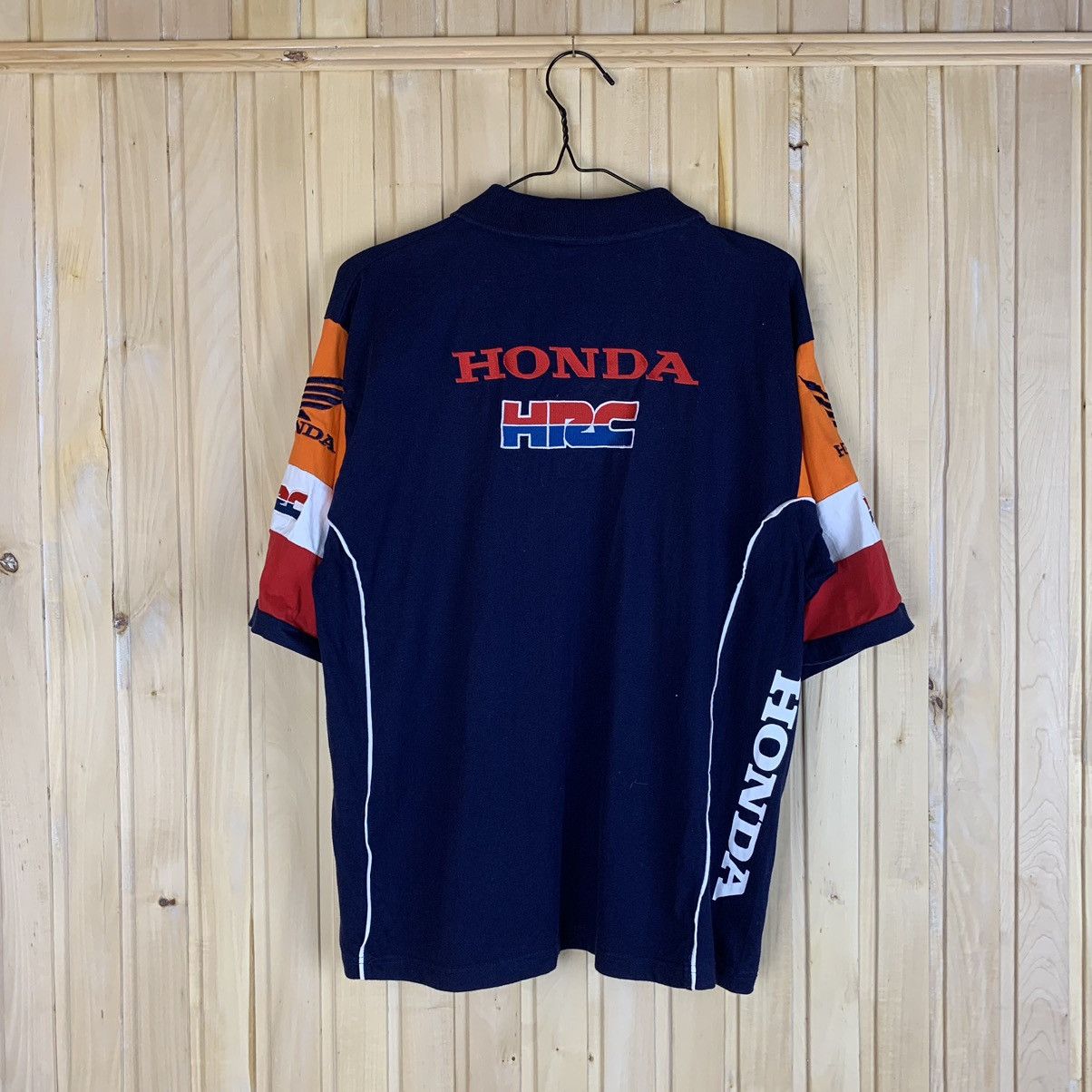 Vintage Rare ! Vintage Honda Polo Racing Hrc Rally Tee Shirt 90’s | Grailed