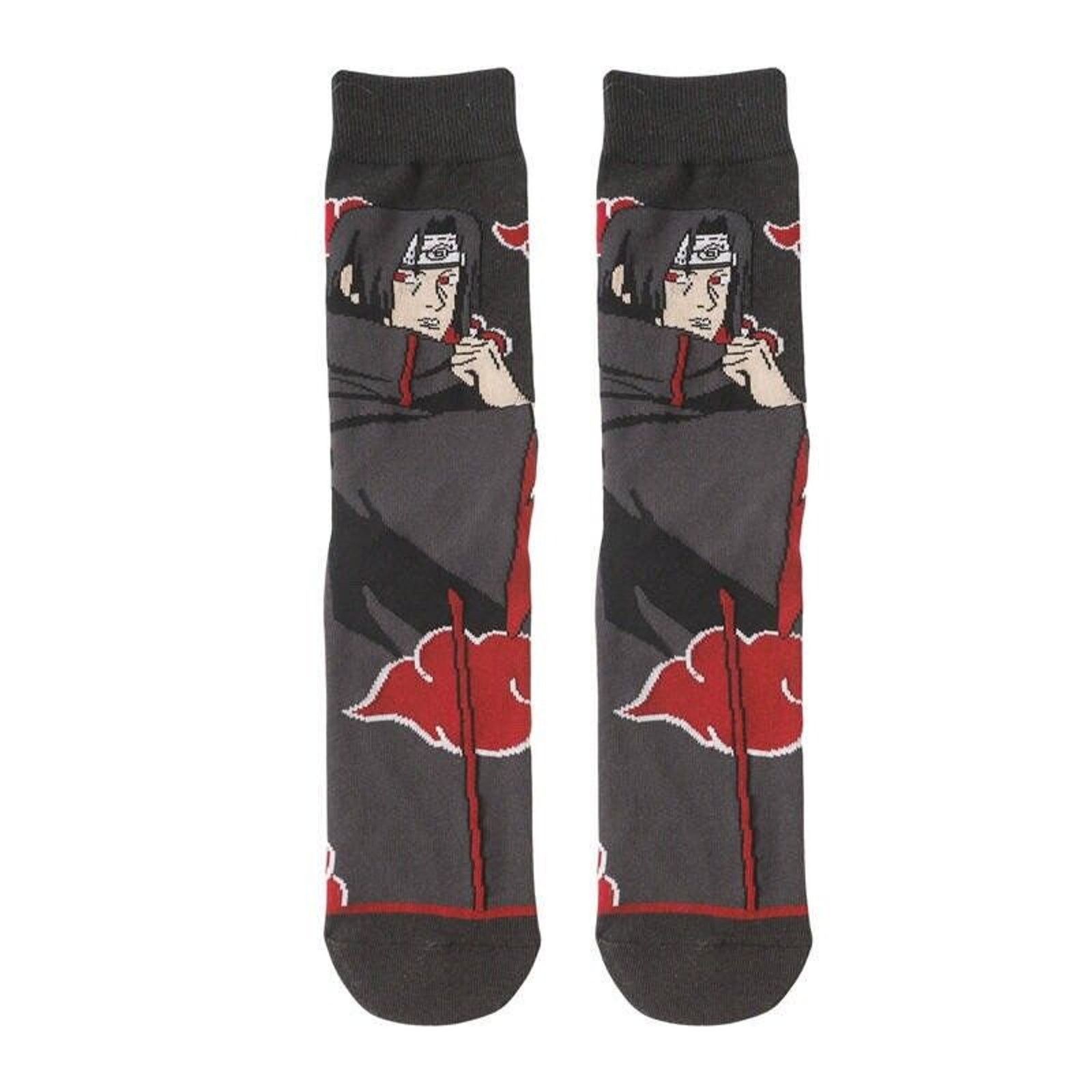 Other Itachi Uchiha Akatsuki Anime Socks - Naruto Shippuden Merch | Grailed