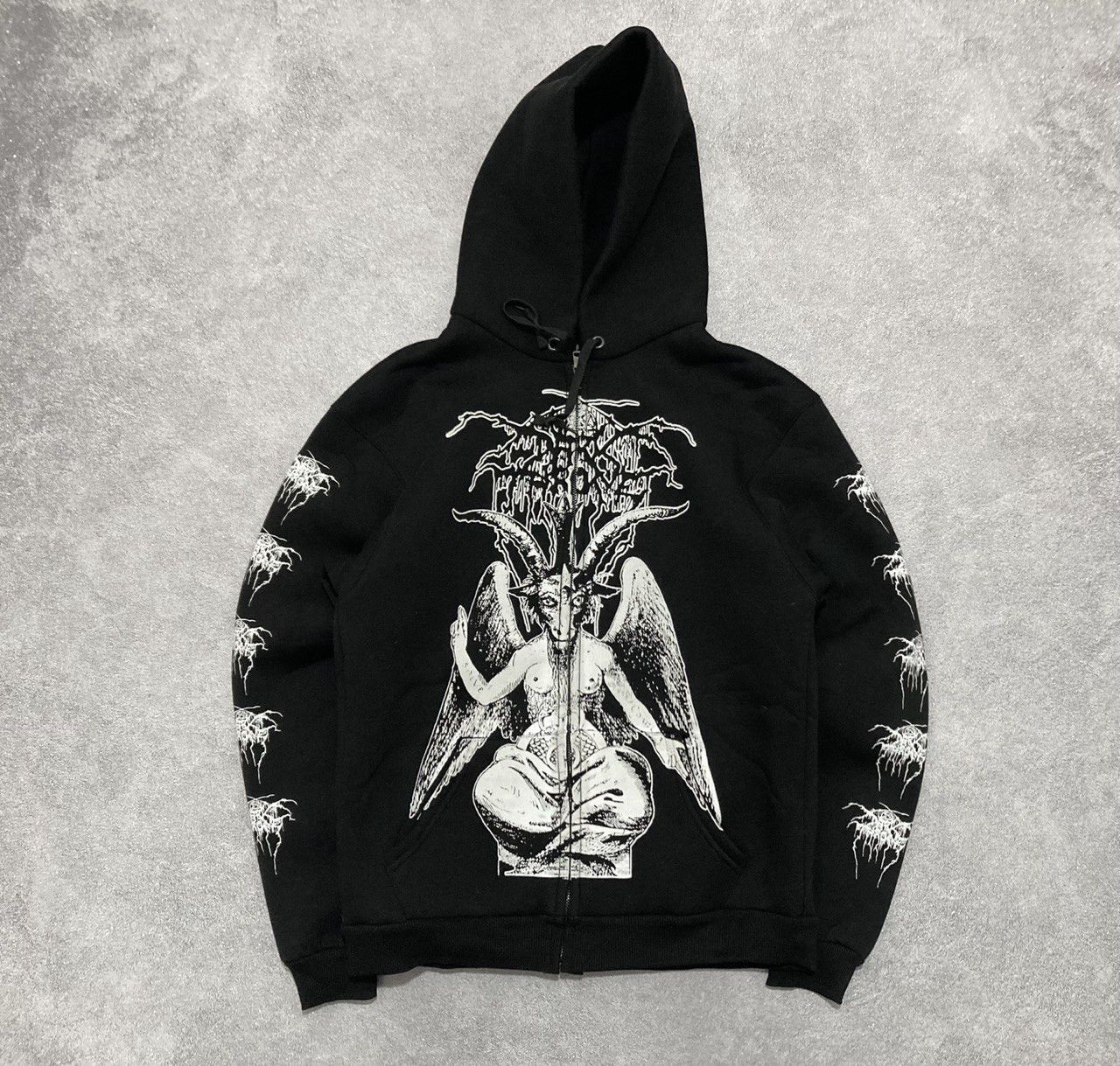 Band Tees Zip-Hoodie Darkthrone - Black Death & Beyond Baphomet | Grailed