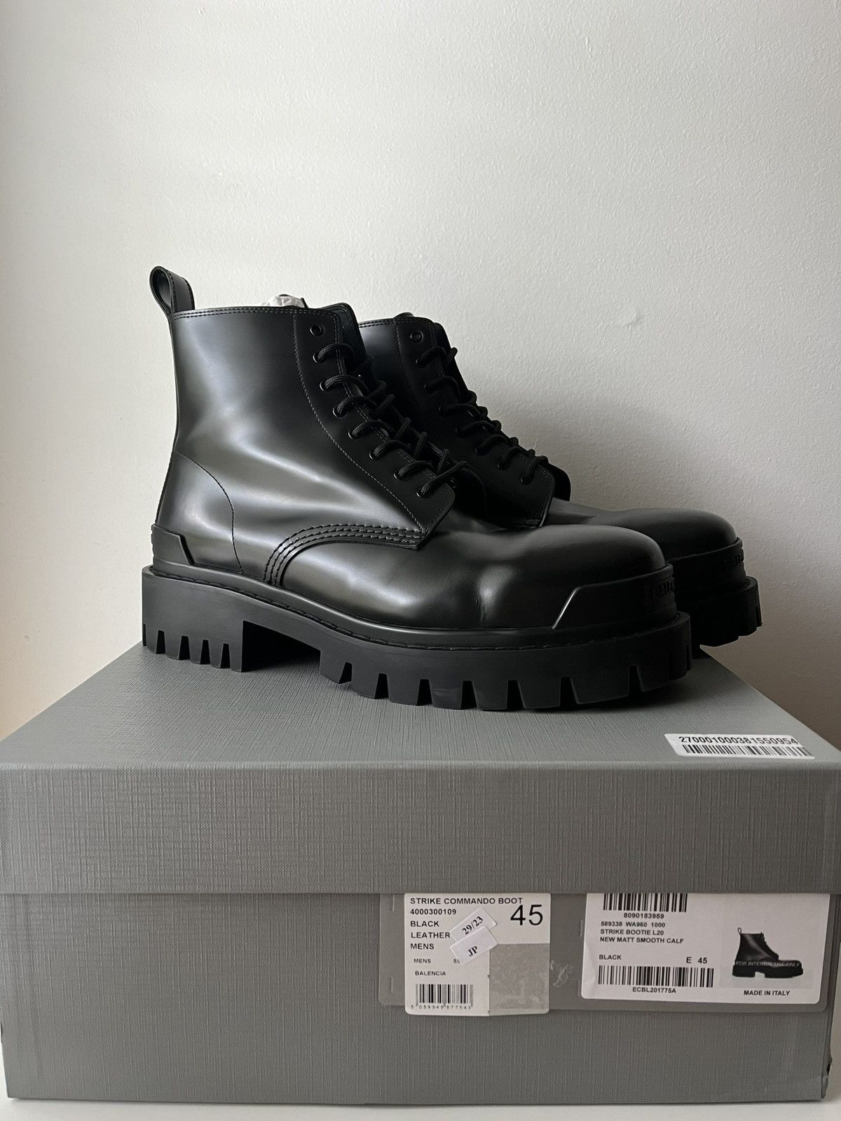 Balenciaga Strike Lace-Up Boot | Grailed
