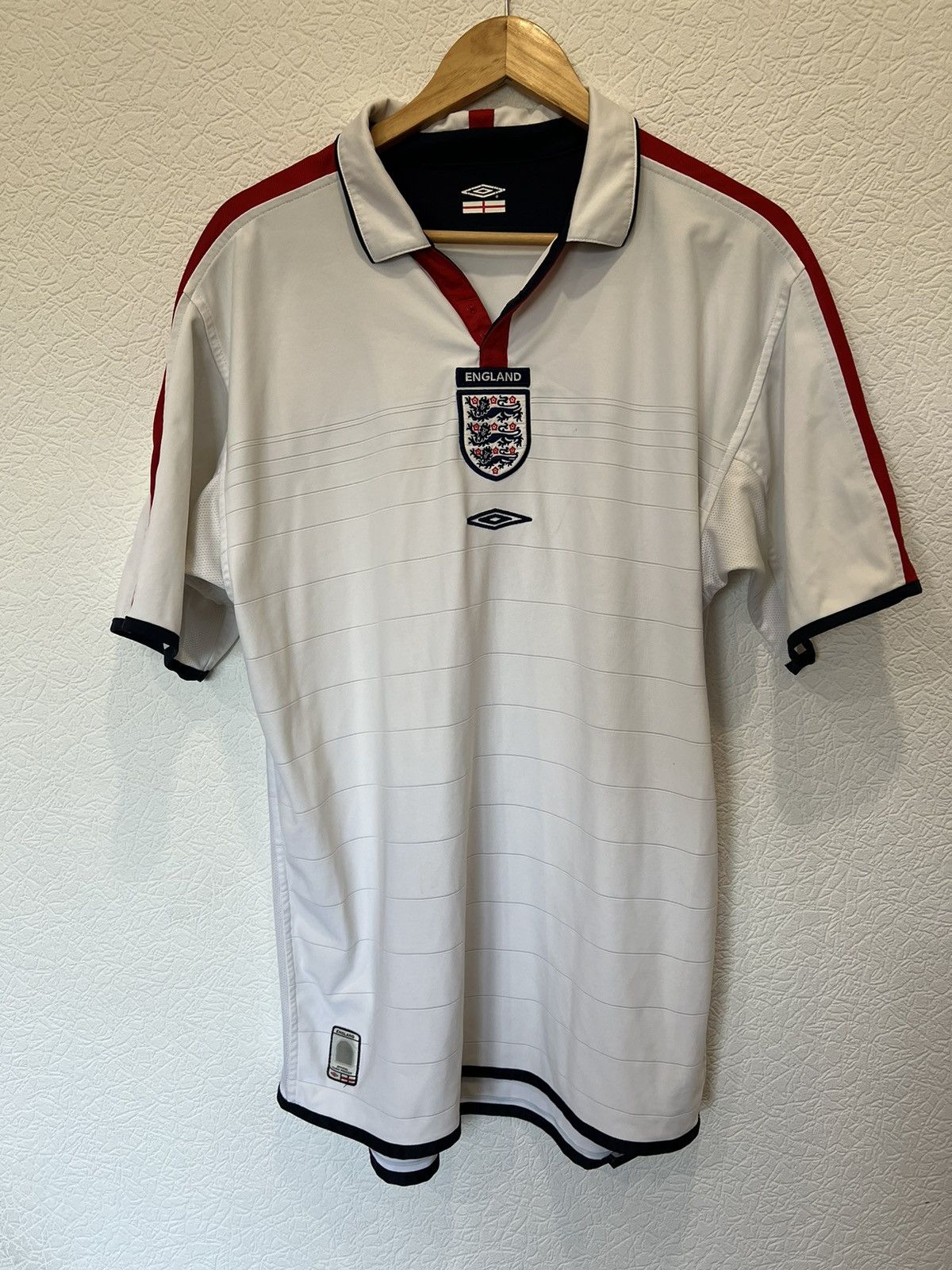 Soccer Jersey × Umbro × Vintage Umbro England 2004 Home Kit Soccer ...