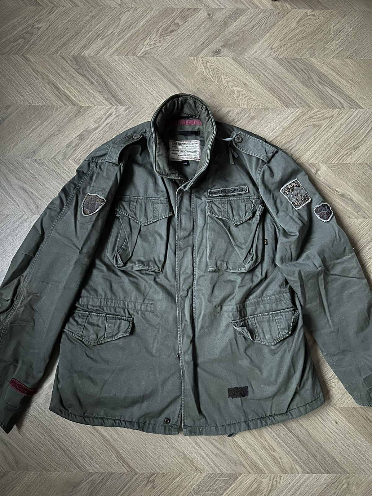 Alpha Industries × Military × Rare Rare Alpha Industries Multi Patches ...