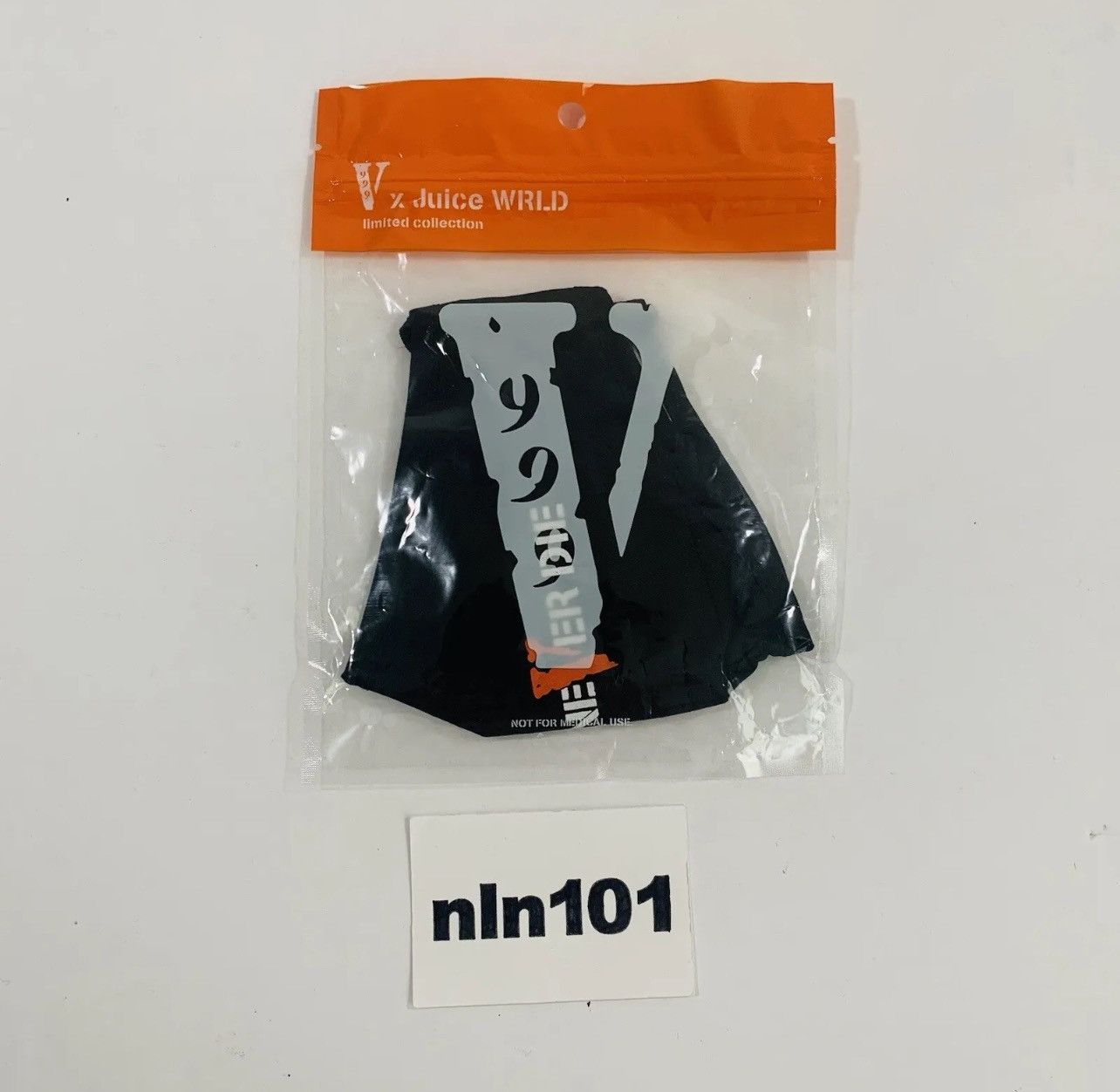 Vlone New Sealed Juice WRLD X VLONE Legends Never Die Face Mask | Grailed