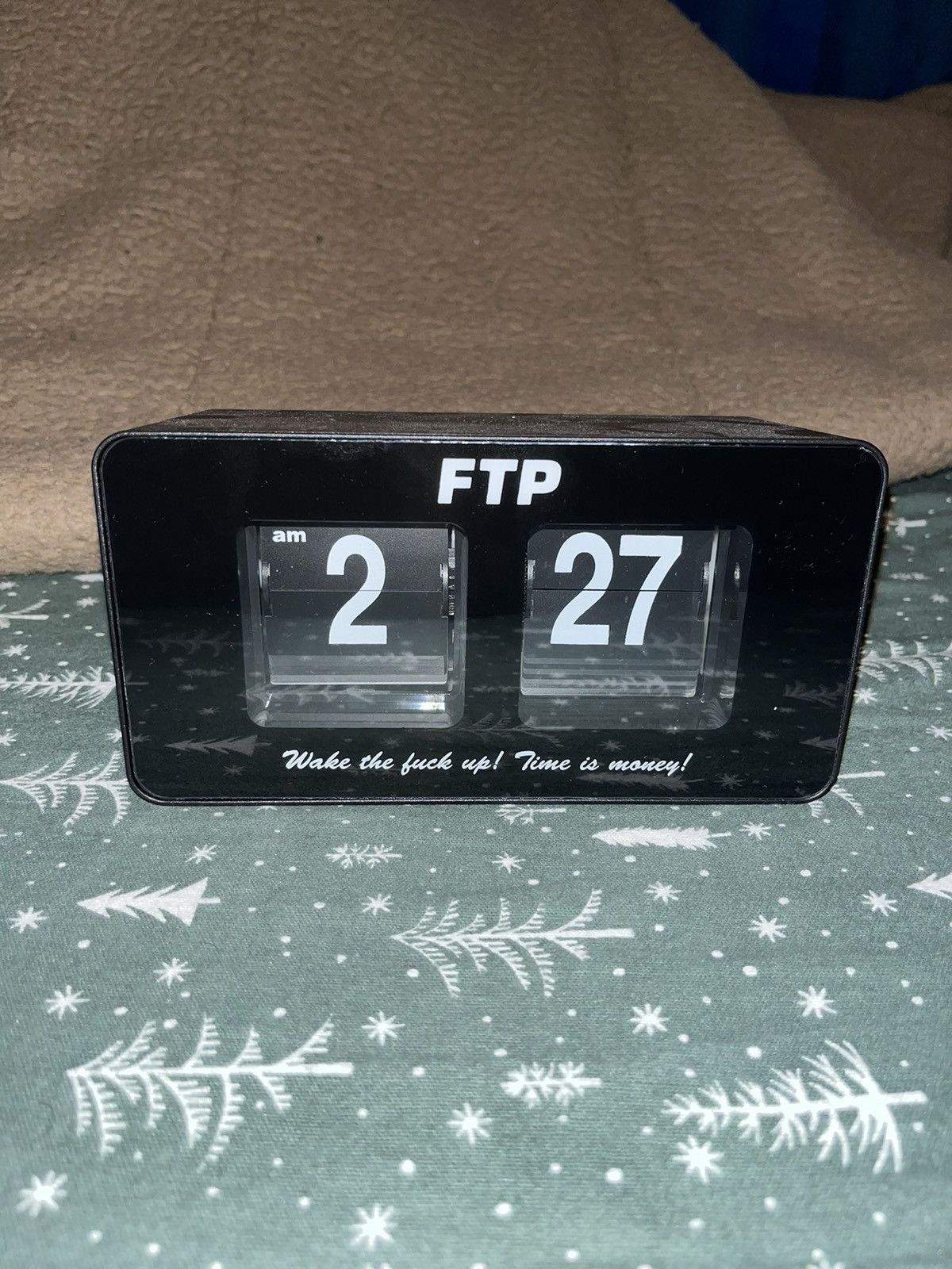Fuck The Population FTP Flip Clock | Grailed