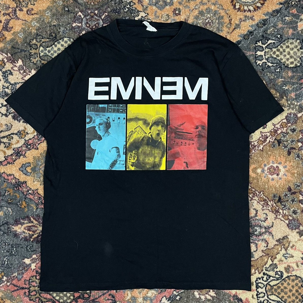 Vintage Vintage Y2K Eminem Rap T-shirt 2Pac Hip Hop Music Art Travis ...
