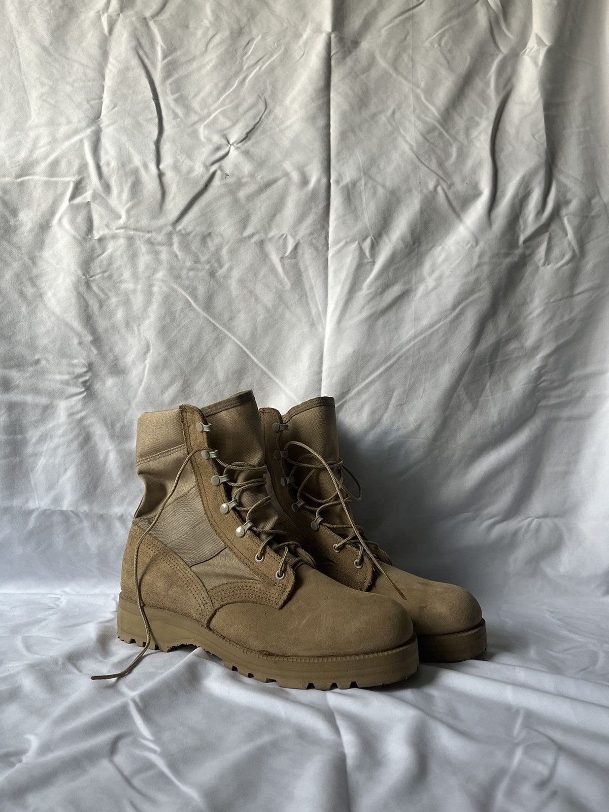 Thrifted Steel Toe Army Boots | Grailed