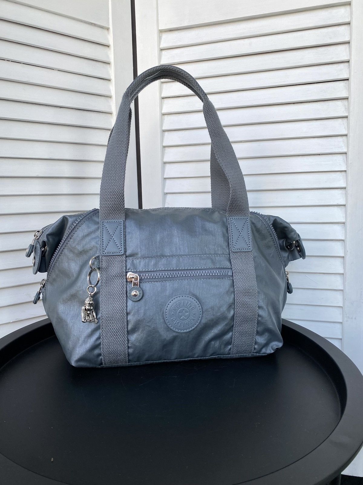 Vintage Kipling Art Mini Metallic Shoulder Bag Bright Metallic | Grailed