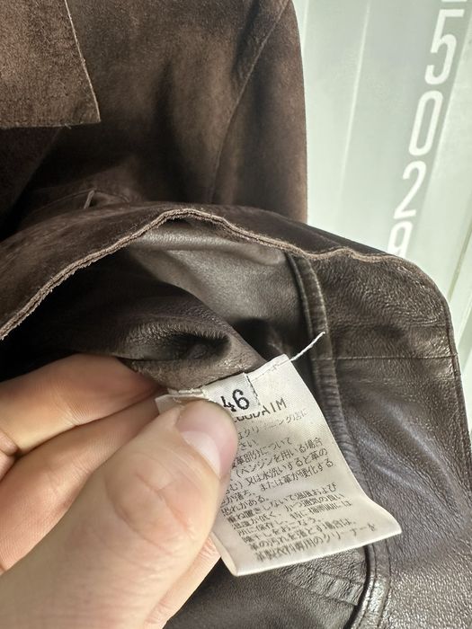 Vintage Pig Skin Suede Leather Jacket | Grailed