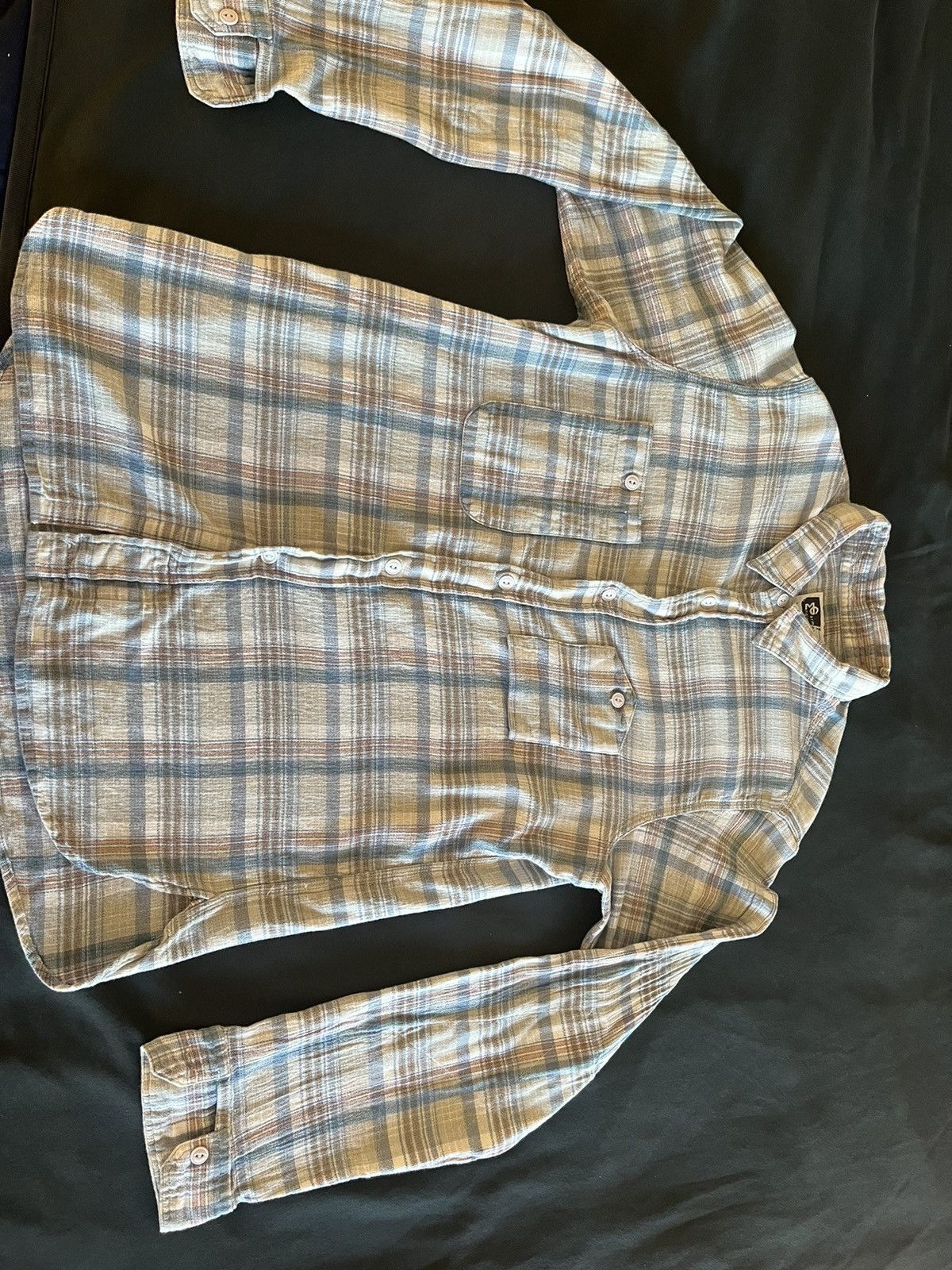 Engineered Garments Engineered Garments tan flannel work shirt | Grailed