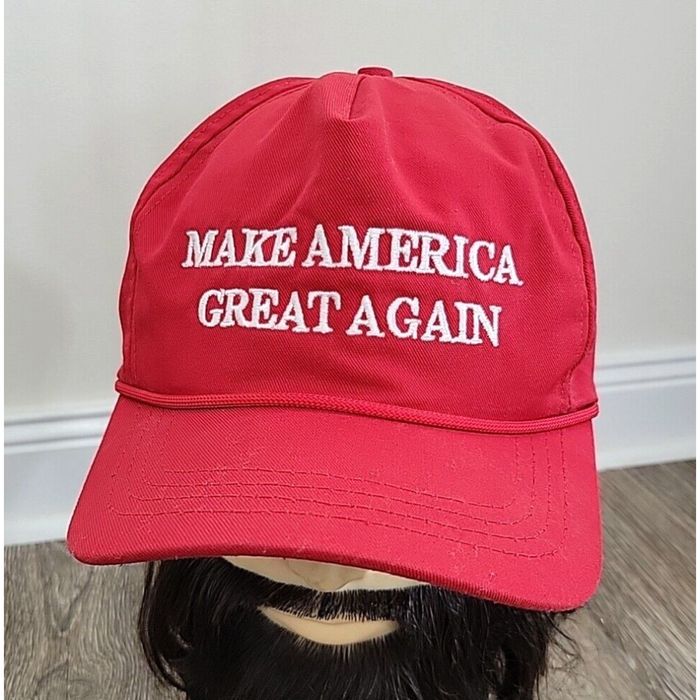 Vintage Official Cali-Fame MAGA Hat Donald Trump Red Cap Snapback USA ...