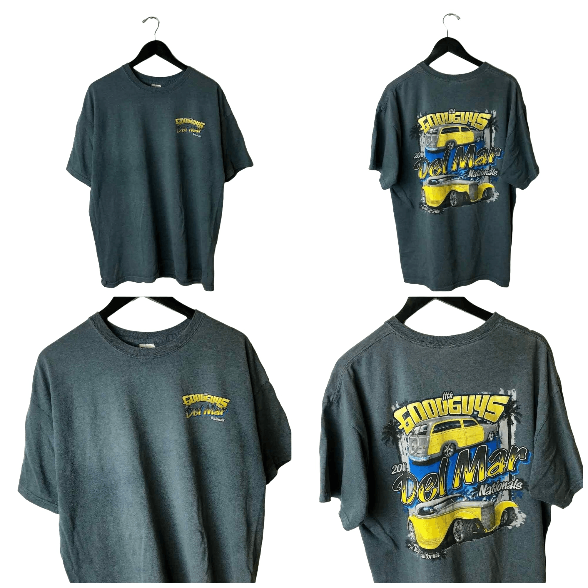 Gildan × Streetwear × Vintage 2011 Goodguys Del Mar Nationals T Shirt ...