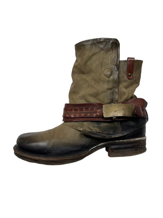 Avant Garde AS98 Airstep Avant Garde Leather Zip Boots CCP Style | Grailed