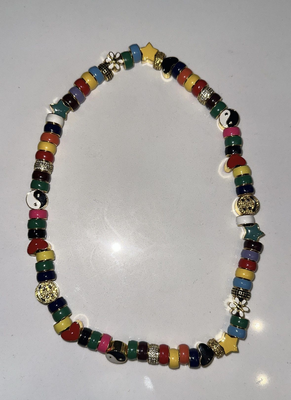 Jacob & Co. × Luxury × Streetwear CPFM multi colour smiley heart flower ...