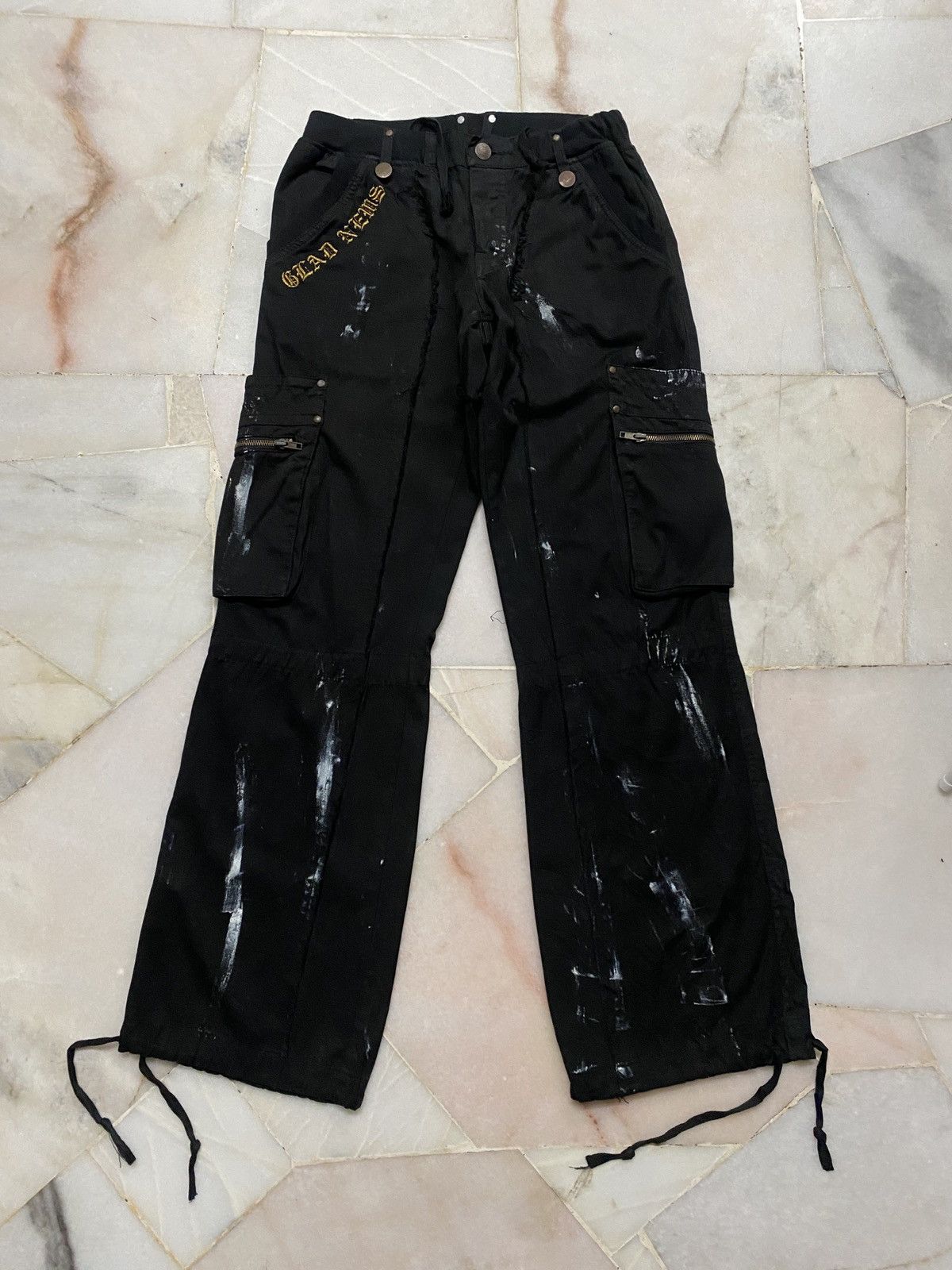 Designer 💥FLARE💥GLAD NEWS PAINTERS CARGO FLARE RARE DESIGN STYLE | Grailed