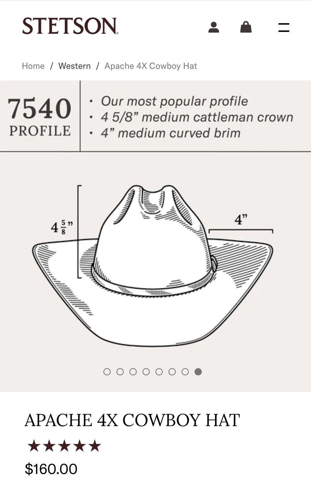 Stetson Stetson Apache with Box | Grailed