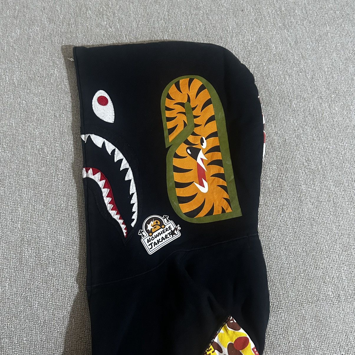 Bape Bape Store Beijing Exclusive Camo Shark Full Zip Hoodie | Grailed