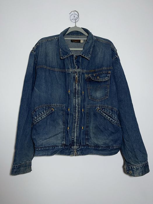 Diesel Vintage diesel old glory rare denim jacket 90s Avant garde | Grailed