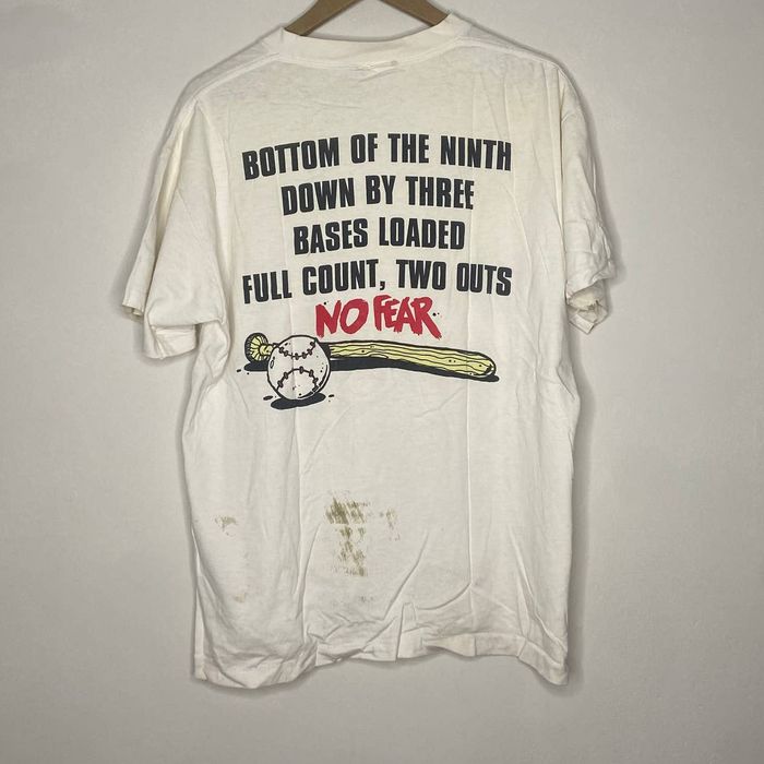 Vintage No Fear Baseball White T-Shirt | Grailed