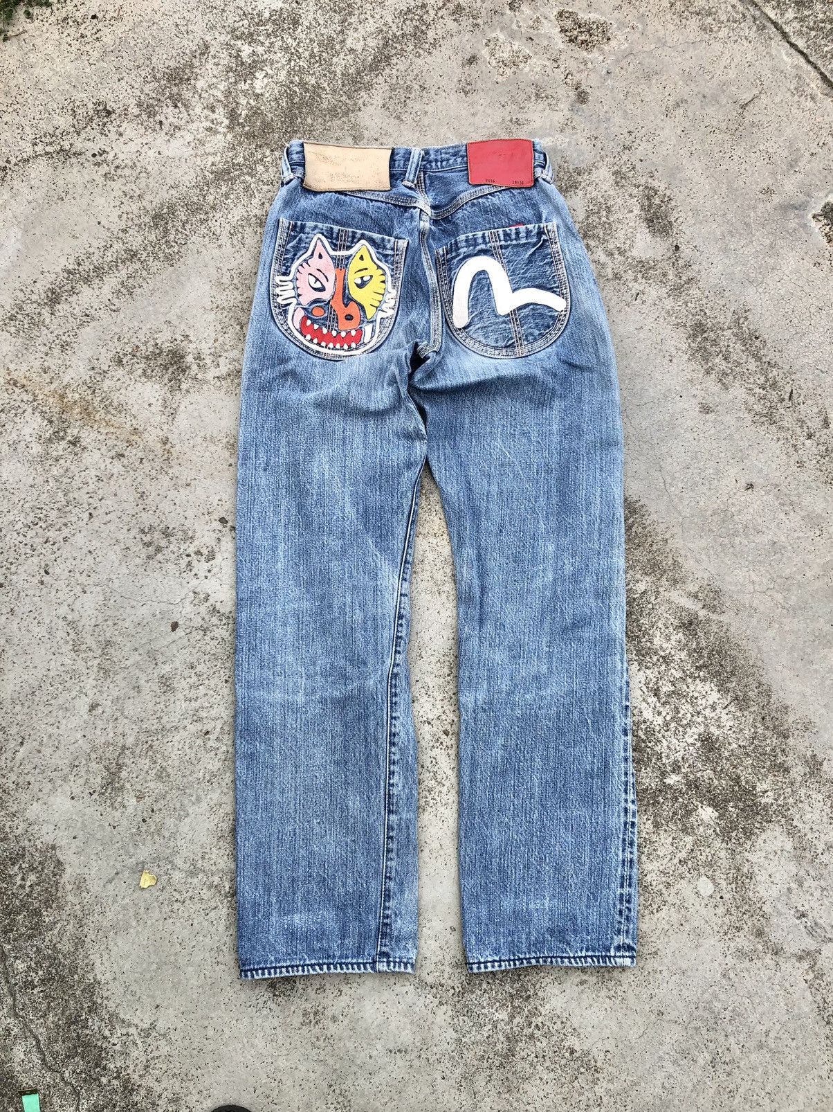 Very Rare COLLAB⚡️⚡️EVISU CALVIN LEONG SELVEDGE DENIM | Grailed