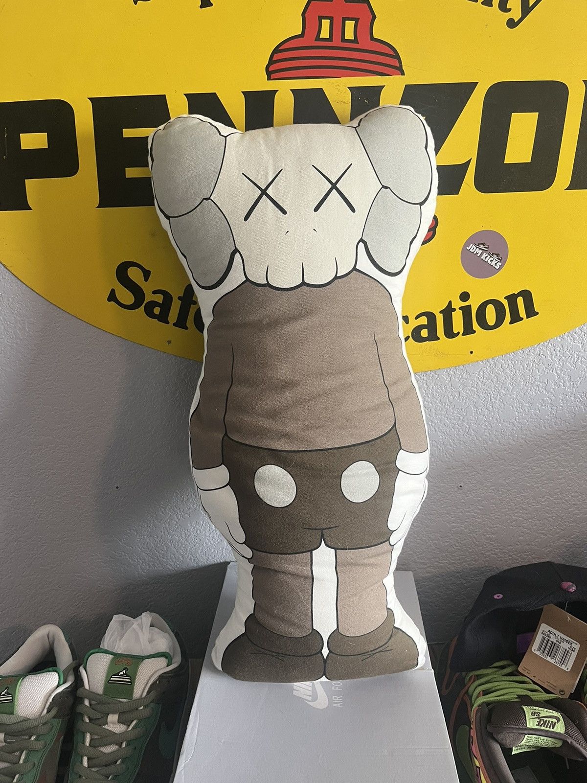 Kaws × Original Fake Kaws pillow 2012 original fake cushion | Grailed