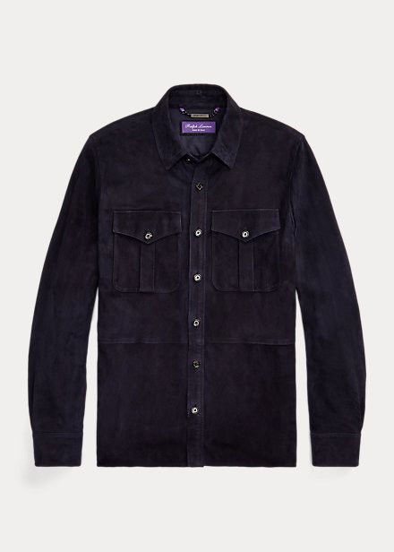 Ralph Lauren Purple Label 2750USD BARRON Suede Leather Ralph Lauren Purple Label 2750USD BARRON Suede Leather