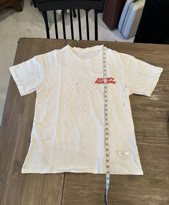 Satisfy Satisfy Running Core White Moth Tech t-shirt Large | Grailed