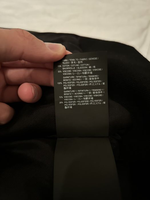 Saint Laurent Paris Music Note Jacket Black | Grailed