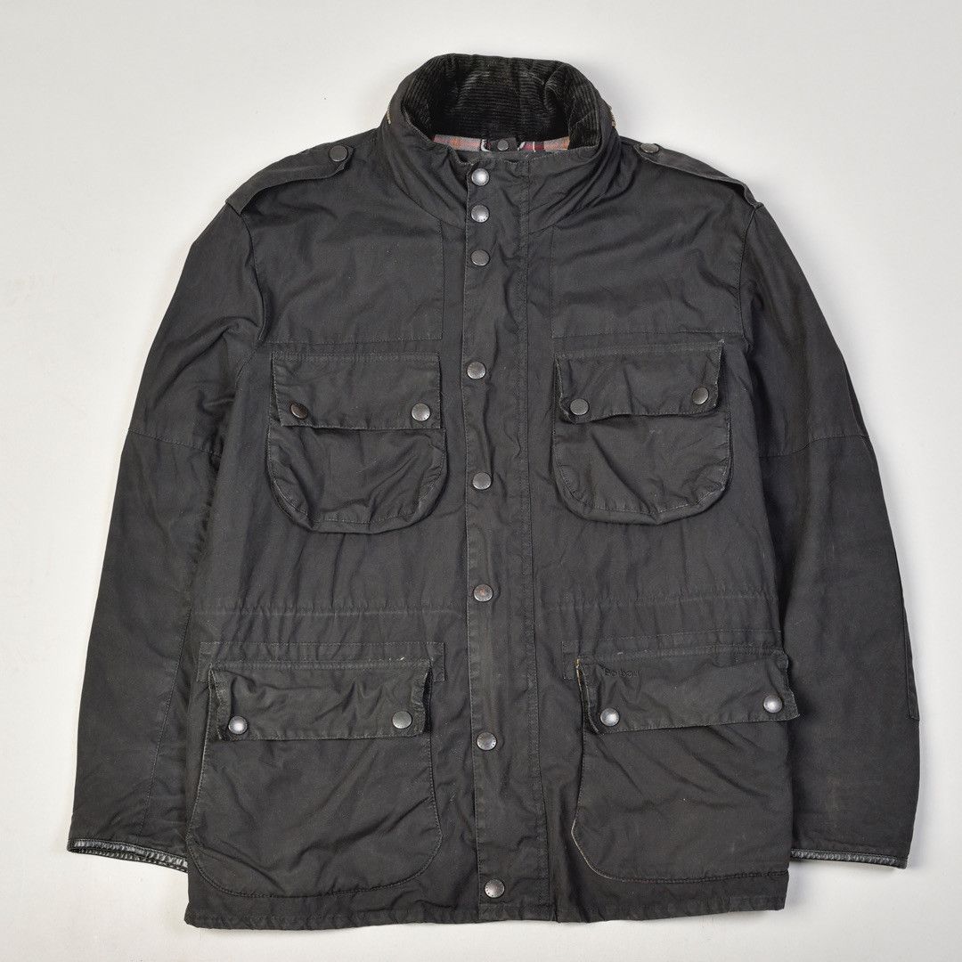 Barbour × Vintage BARBOUR BARNARD FIELD JACKET BLACK | Grailed