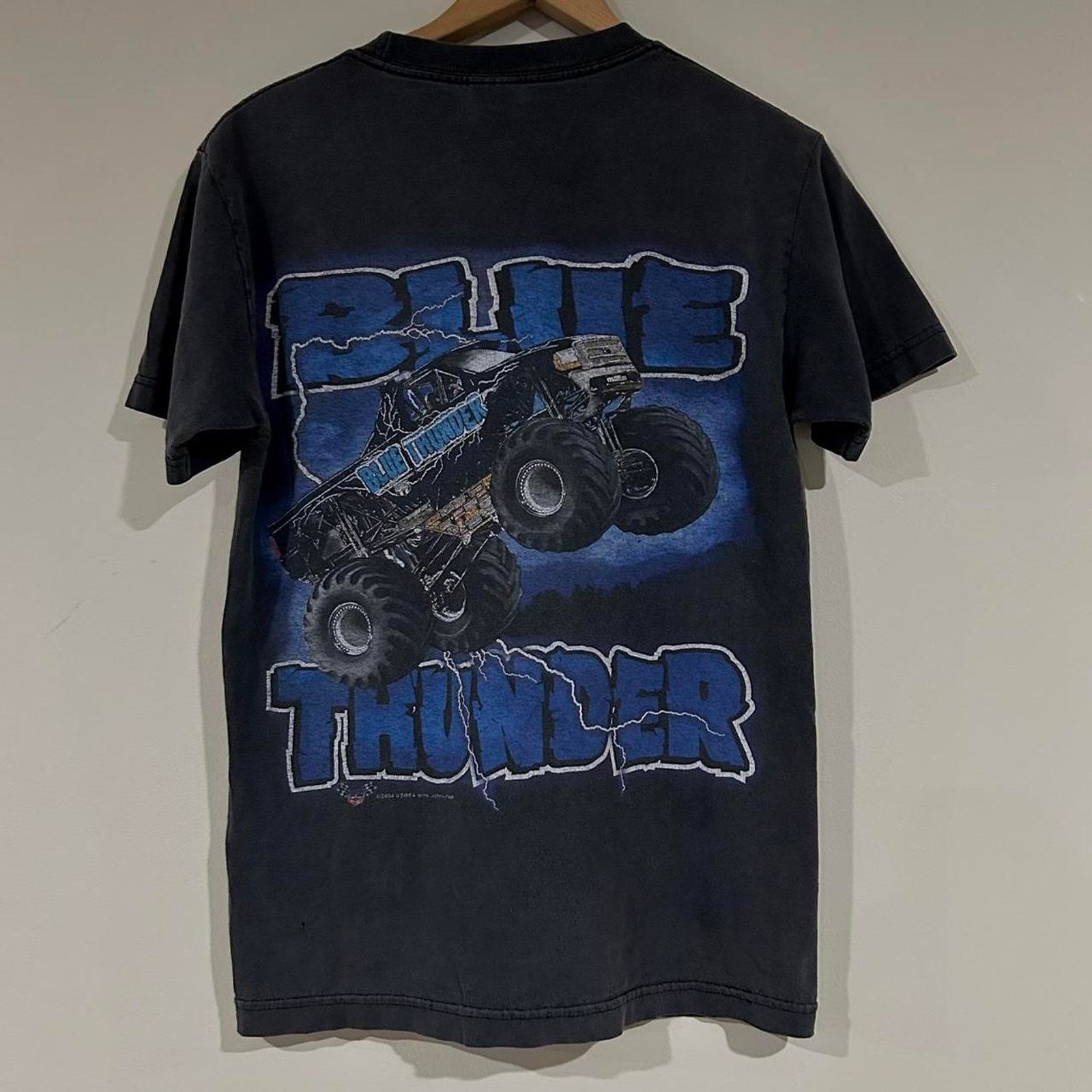 Alstyle Vintage 2004 Blue Thunder Monster Truck Tee Shirt | Grailed