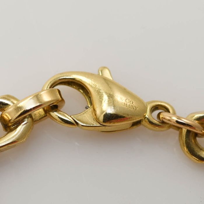 Tiffany & Co. 18K Yellow Gold Vintage Tiffany & Co Cable Link Bracelet ...