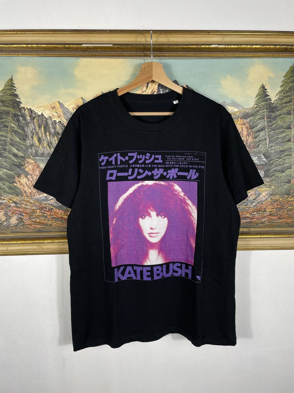 Vintage Kate Bush Japanese tees t-shit big print | Grailed
