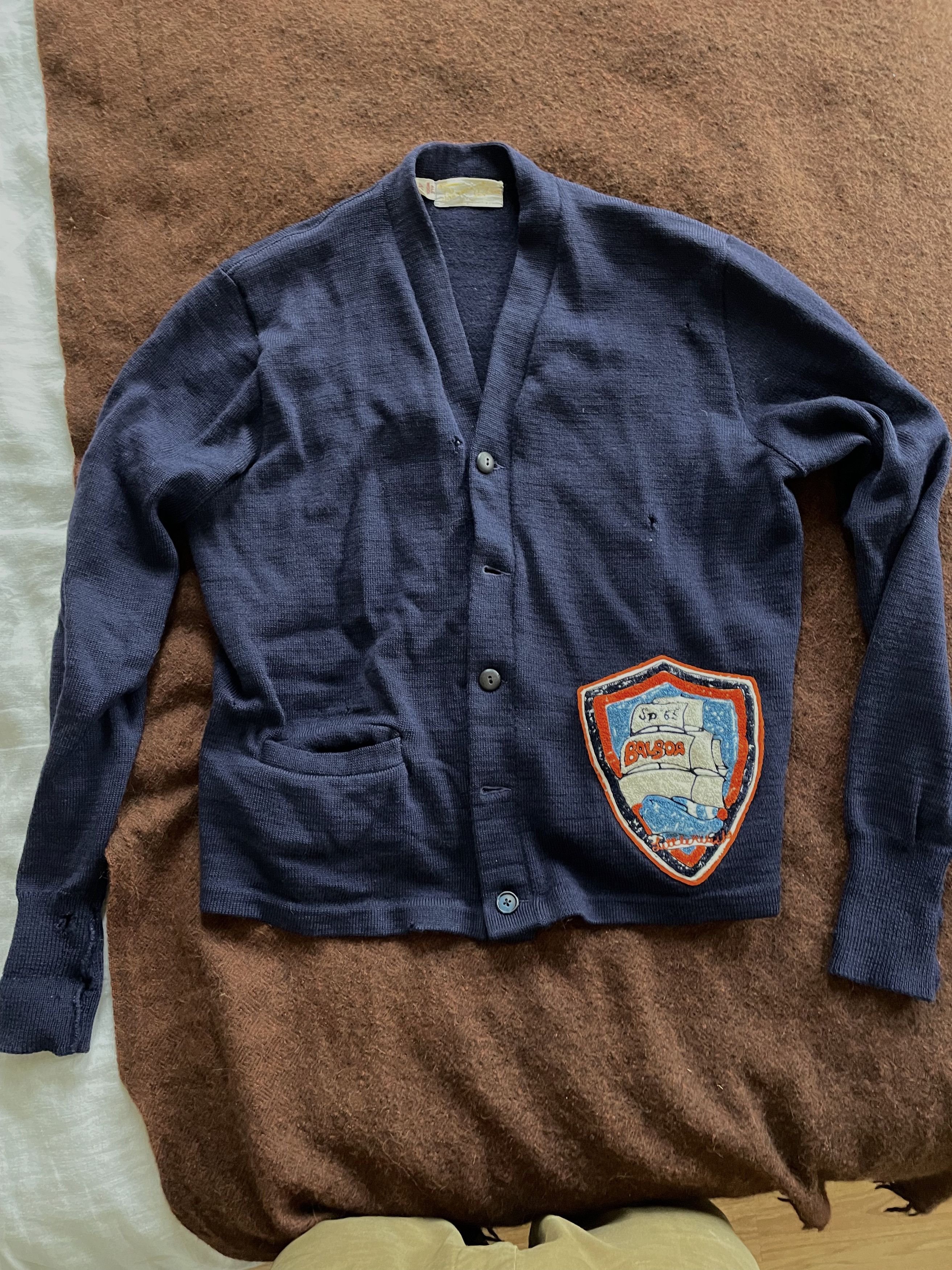 Vintage Balboa High School Letterman Cardigan | Grailed